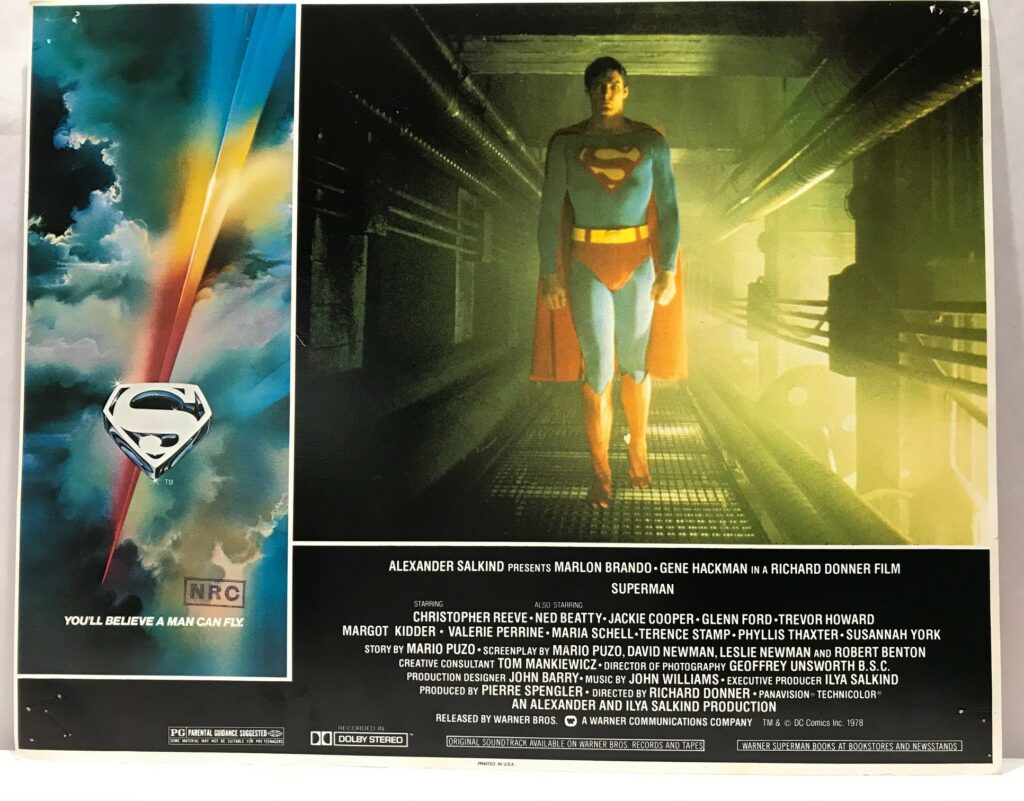 ORIGINAL LOBBY CARD - SUPERMAN (g) - 1978 - title card - Christopher ...