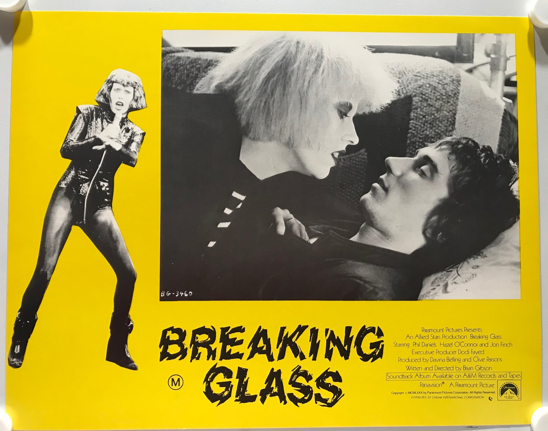 ORIGINAL LOBBY CARDS - BREAKING GLASS - 1980 - set of 8 - Phil Daniels ...