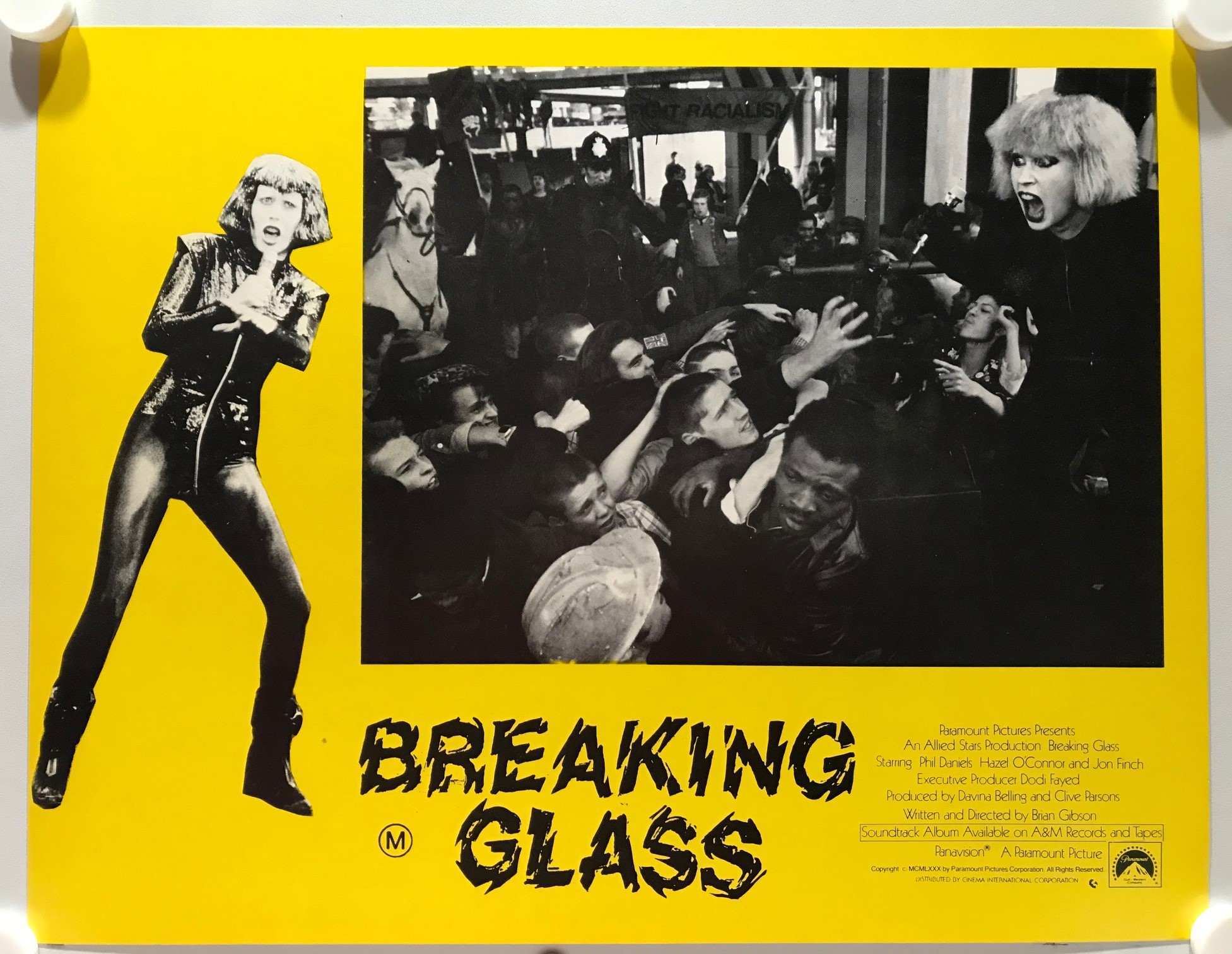 ORIGINAL LOBBY CARDS - BREAKING GLASS - 1980 - set of 8 - Phil Daniels ...