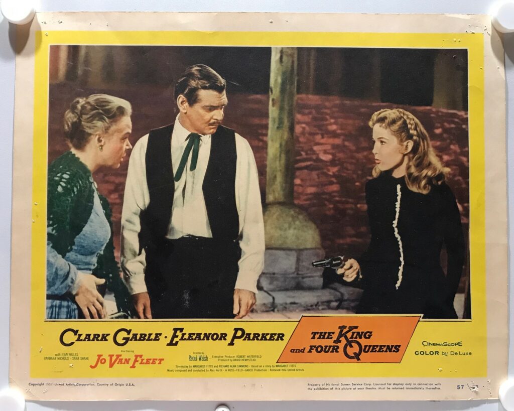 ORIGINAL LOBBY CARD - THE KING AND FOUR QUEENS -1957 - Title card ...