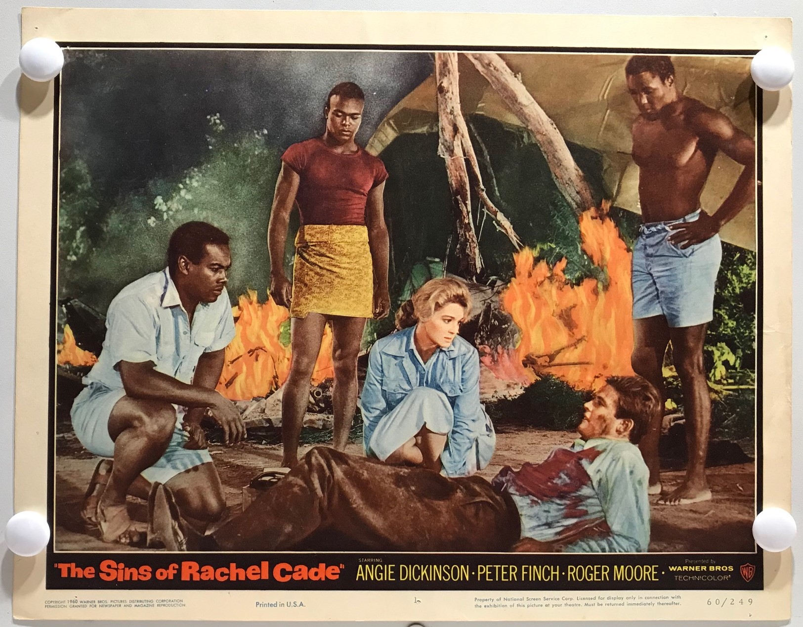 ORIGINAL LOBBY CARDS - THE SINS OF RACHEL CADE - 1960 - set of 8 ...