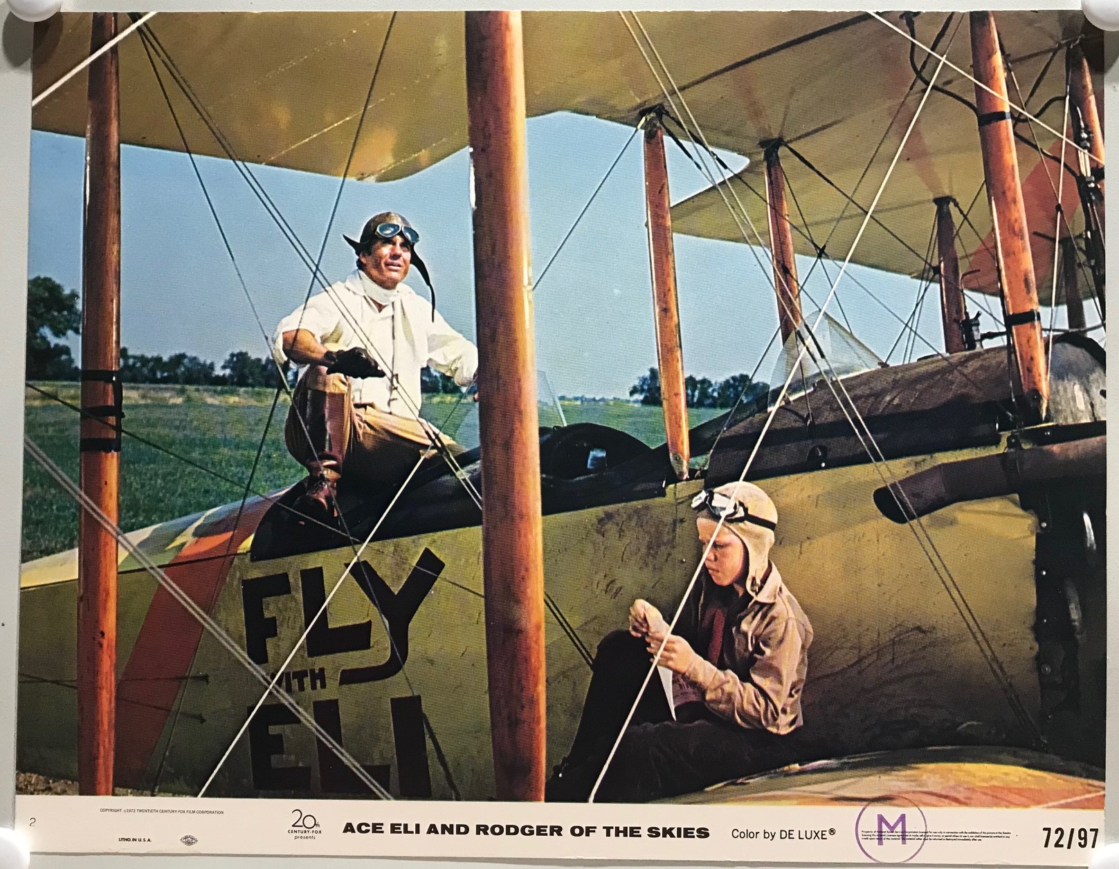 ORIGINAL LOBBY CARDS - ACE ELI AND ROGERS OF THE SKY - 1972 - set of 8 ...
