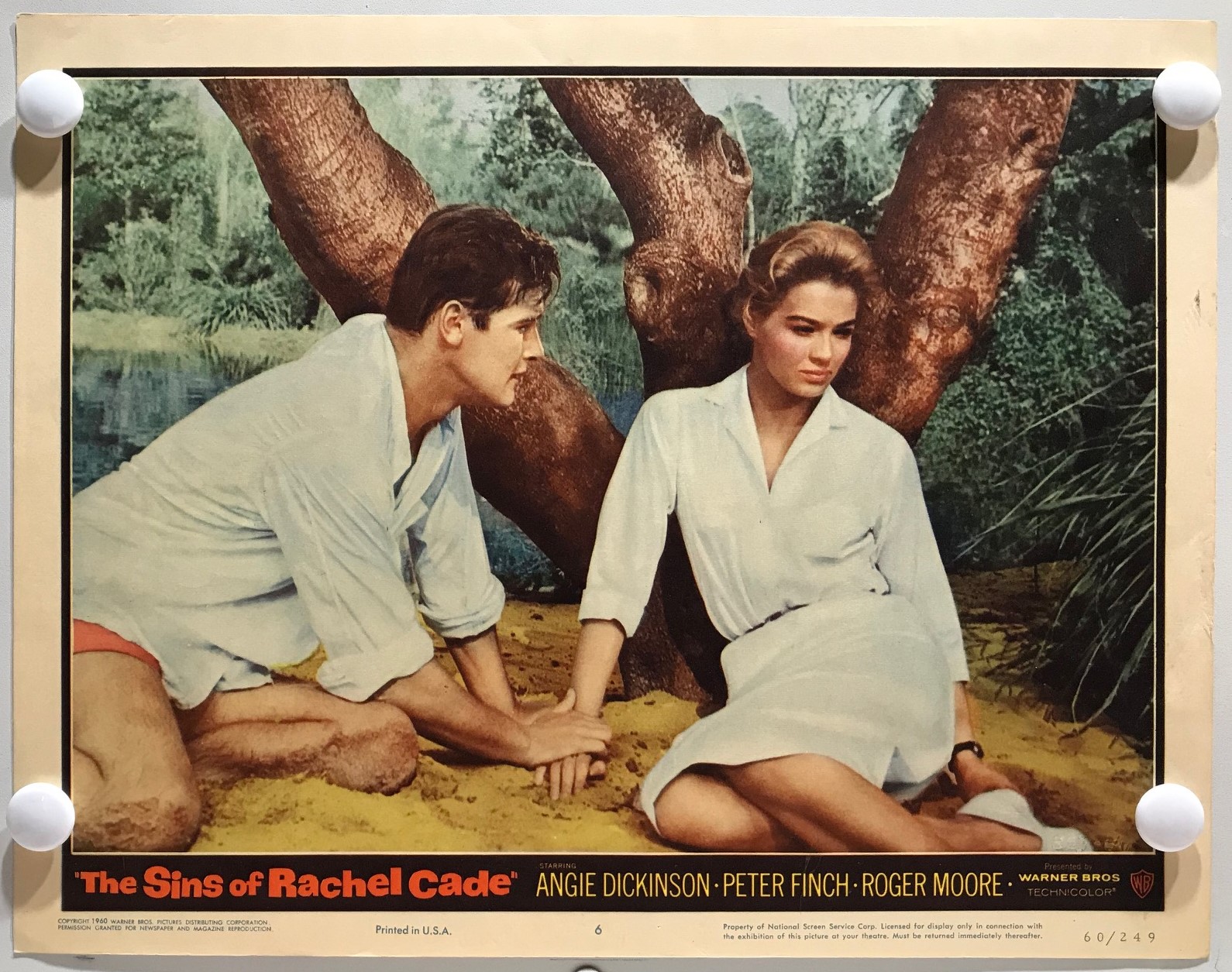 ORIGINAL LOBBY CARDS - THE SINS OF RACHEL CADE - 1960 - set of 8 ...