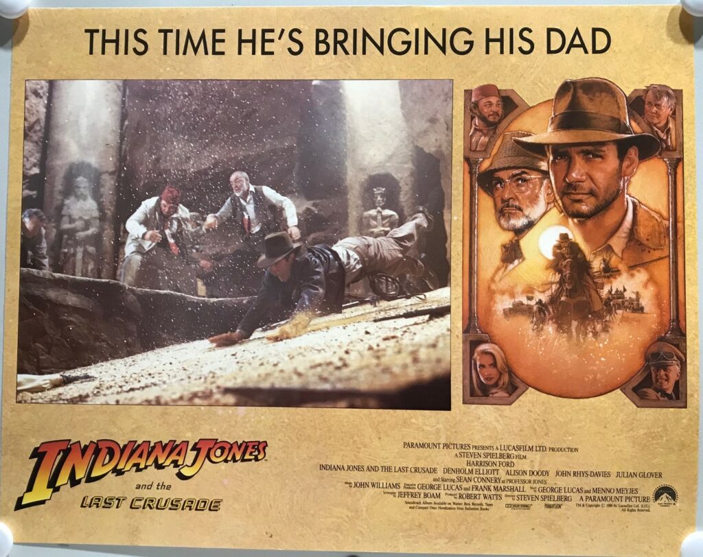 ORIGINAL LOBBY CARDS - INDIANA JONES AND THE LAST CRUSADE - 1989 - set ...