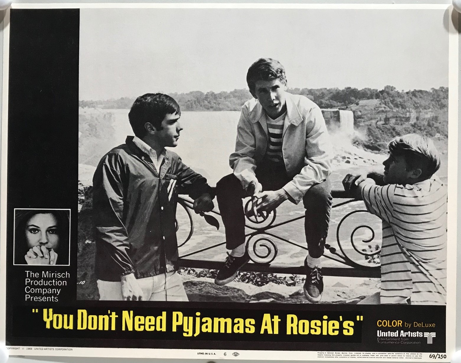 ORIGINAL LOBBY CARDS - YOU DON'T NEED PYJAMAS AT ROSIE'S - 1969 - set ...