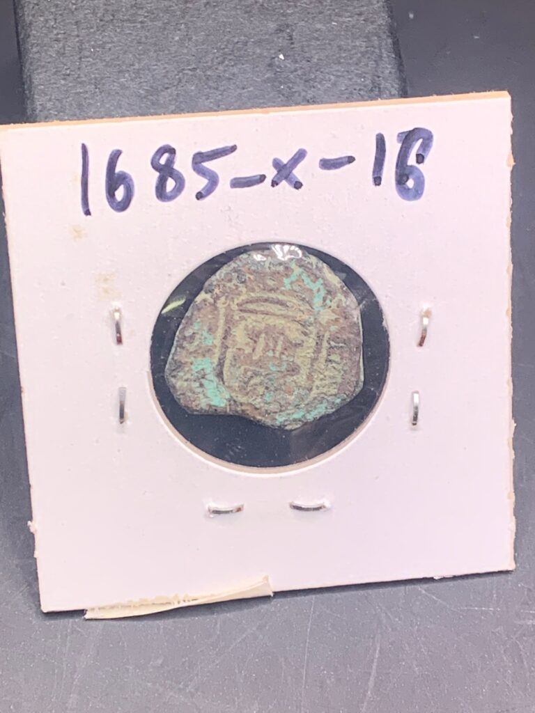 1685 COLONIAL SPANISH COIN | UNKNOWN COINAGE WITH VISIBLE DATE AND ...