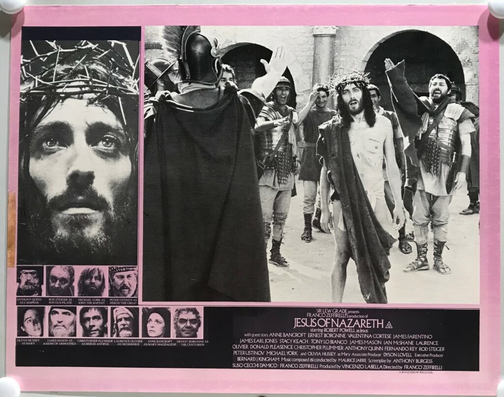 ORIGINAL LOBBY CARDS - JESUS OF NAZARETH - 1977 - set of 8 - Anne ...