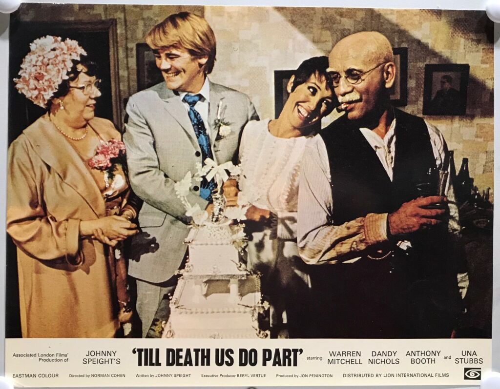 ORIGINAL LOBBY CARDS - 'TILL DEATH US DO PART - 1969 - set of 8 ...