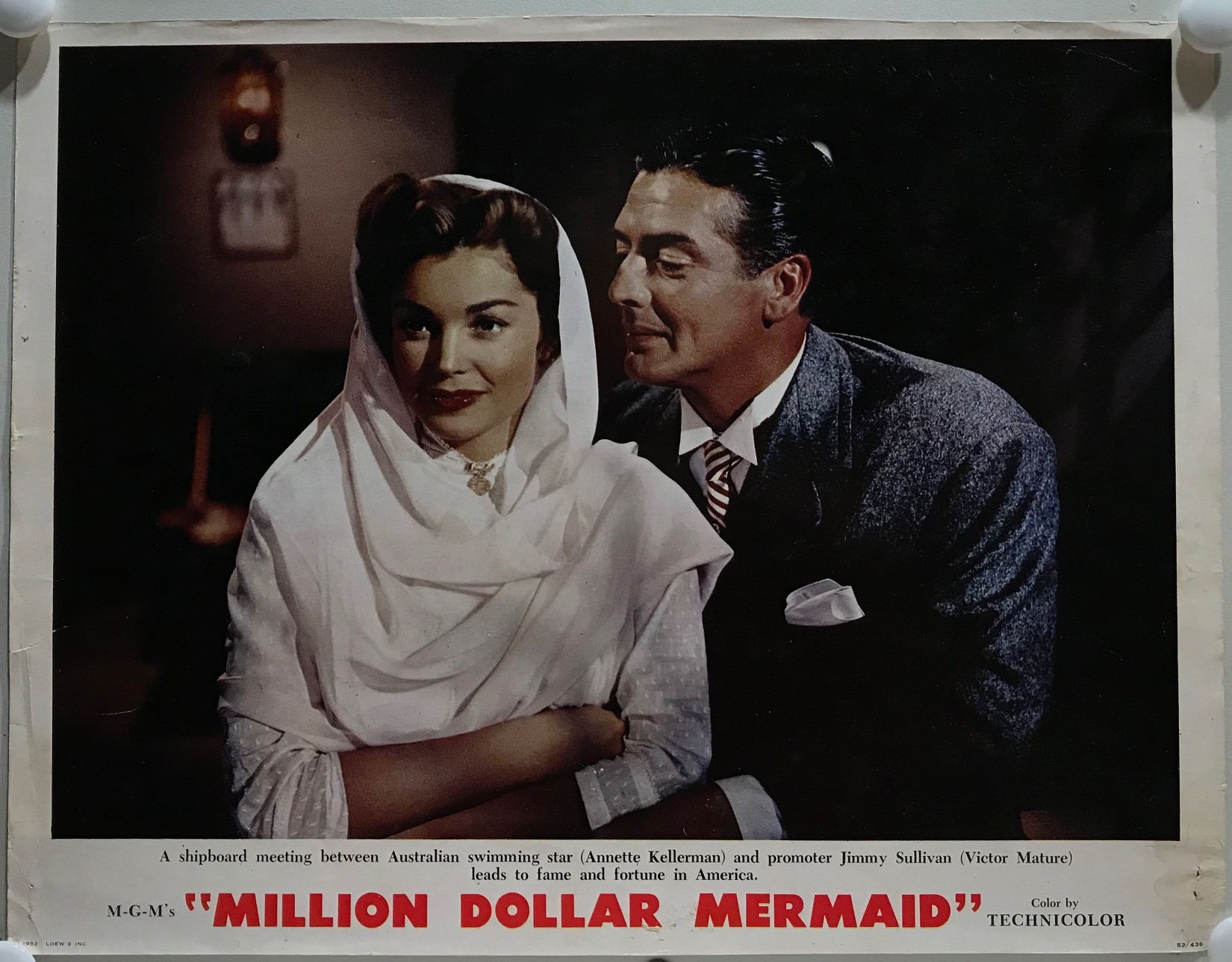 ORIGINAL LOBBY CARDS - MILLION DOLLAR MERMAID - 1952 - set of 8 - Ester ...