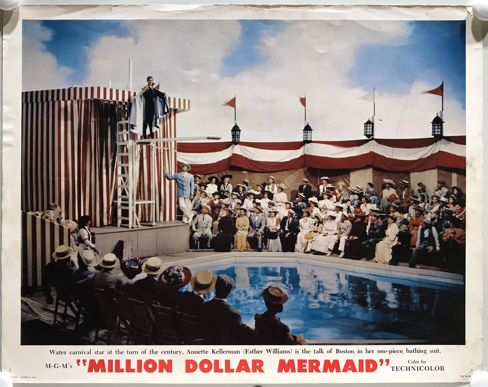 ORIGINAL LOBBY CARDS - MILLION DOLLAR MERMAID - 1952 - set of 8 - Ester ...