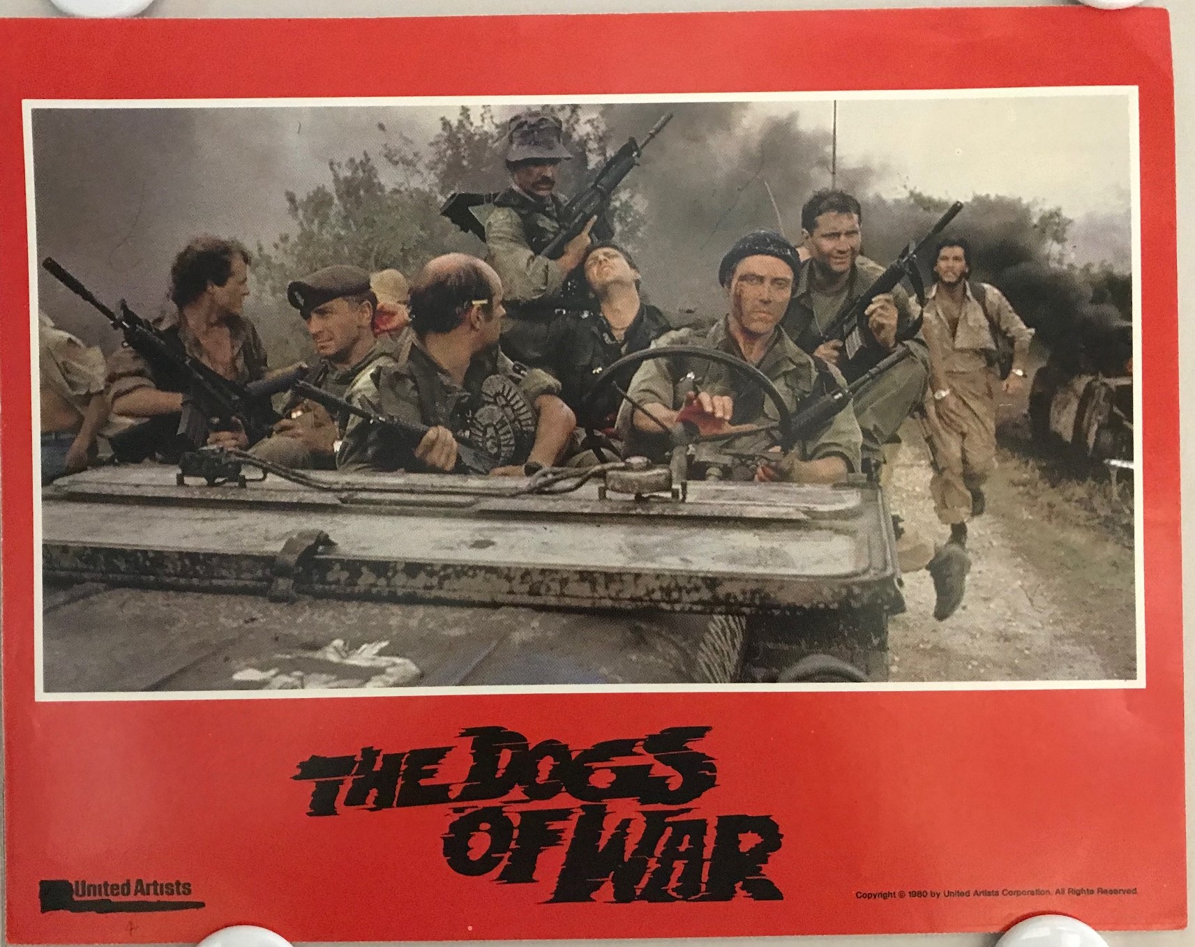 ORIGINAL LOBBY CARDS - THE DOGS OF WAR - 1980 - set of 8 - Christopher ...
