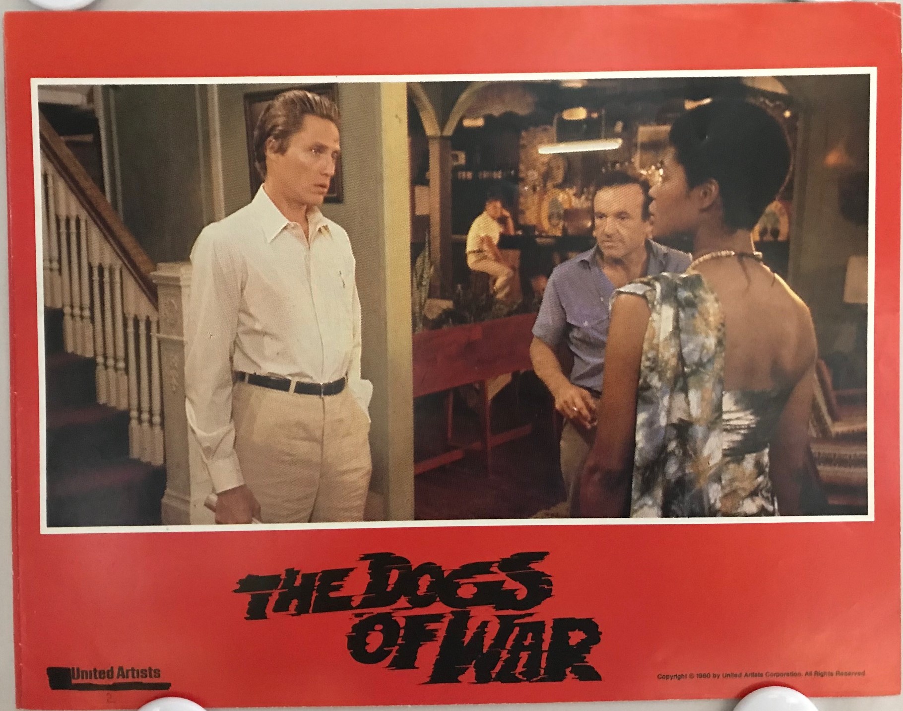 ORIGINAL LOBBY CARDS - THE DOGS OF WAR - 1980 - set of 8 - Christopher ...