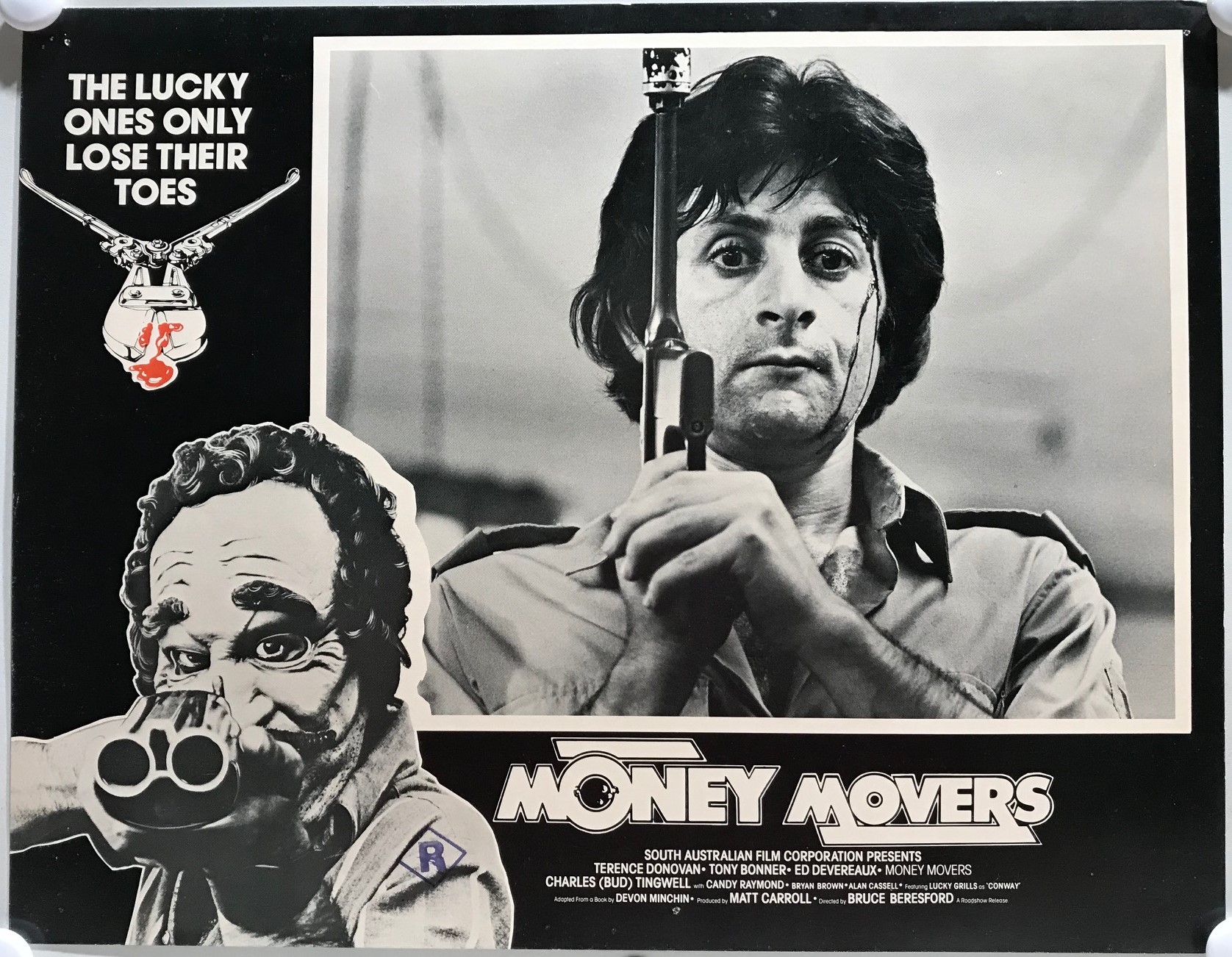 ORIGINAL LOBBY CARDS - MONEY MOVERS - 1978 - Australia - set of 8 ...