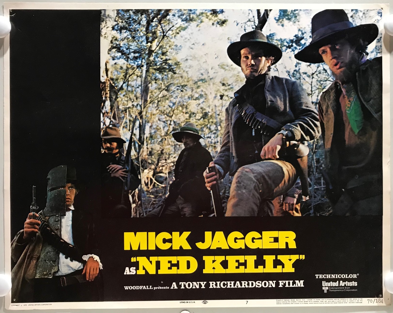ORIGINAL LOBBY CARDS - NED KELLY - 1970 - set of 8 - Australia - Mick ...