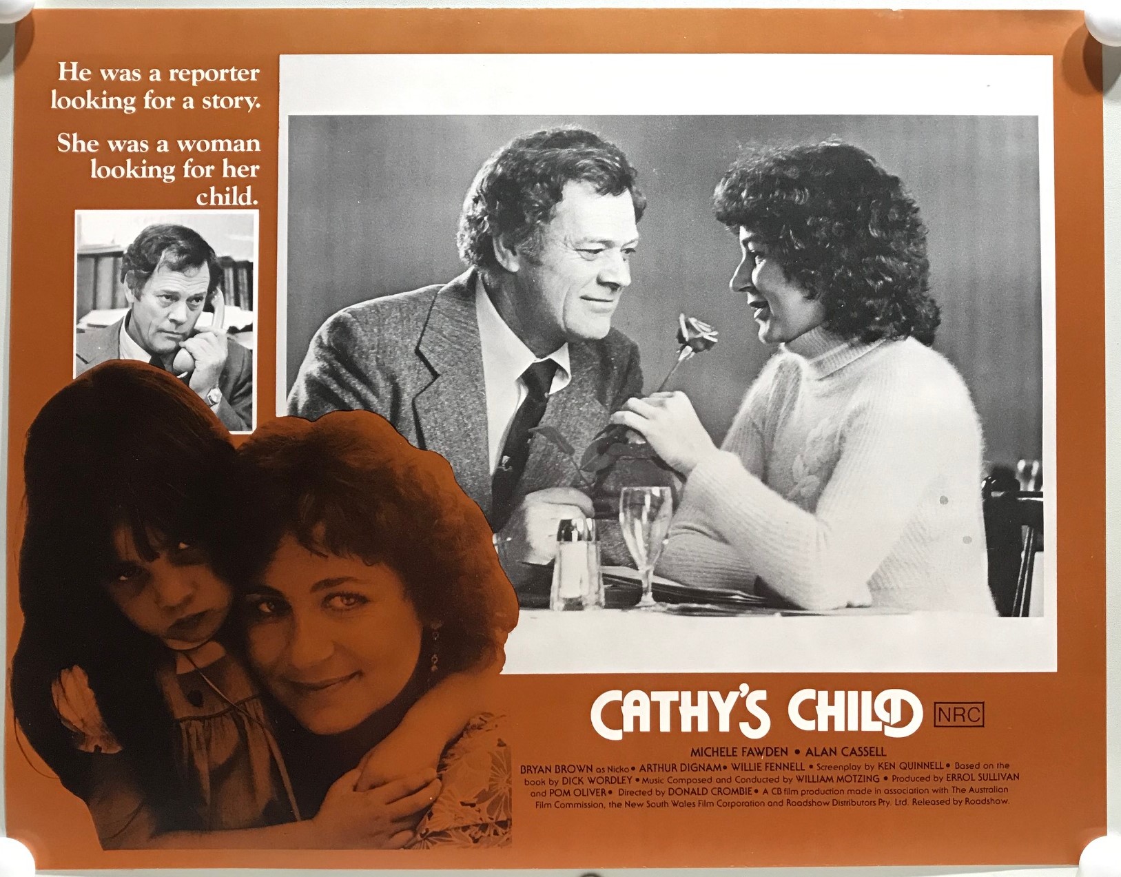 ORIGINAL LOBBY CARDS - CATHY'S CHILD (b) - 1979 - set of 8 - Michele ...