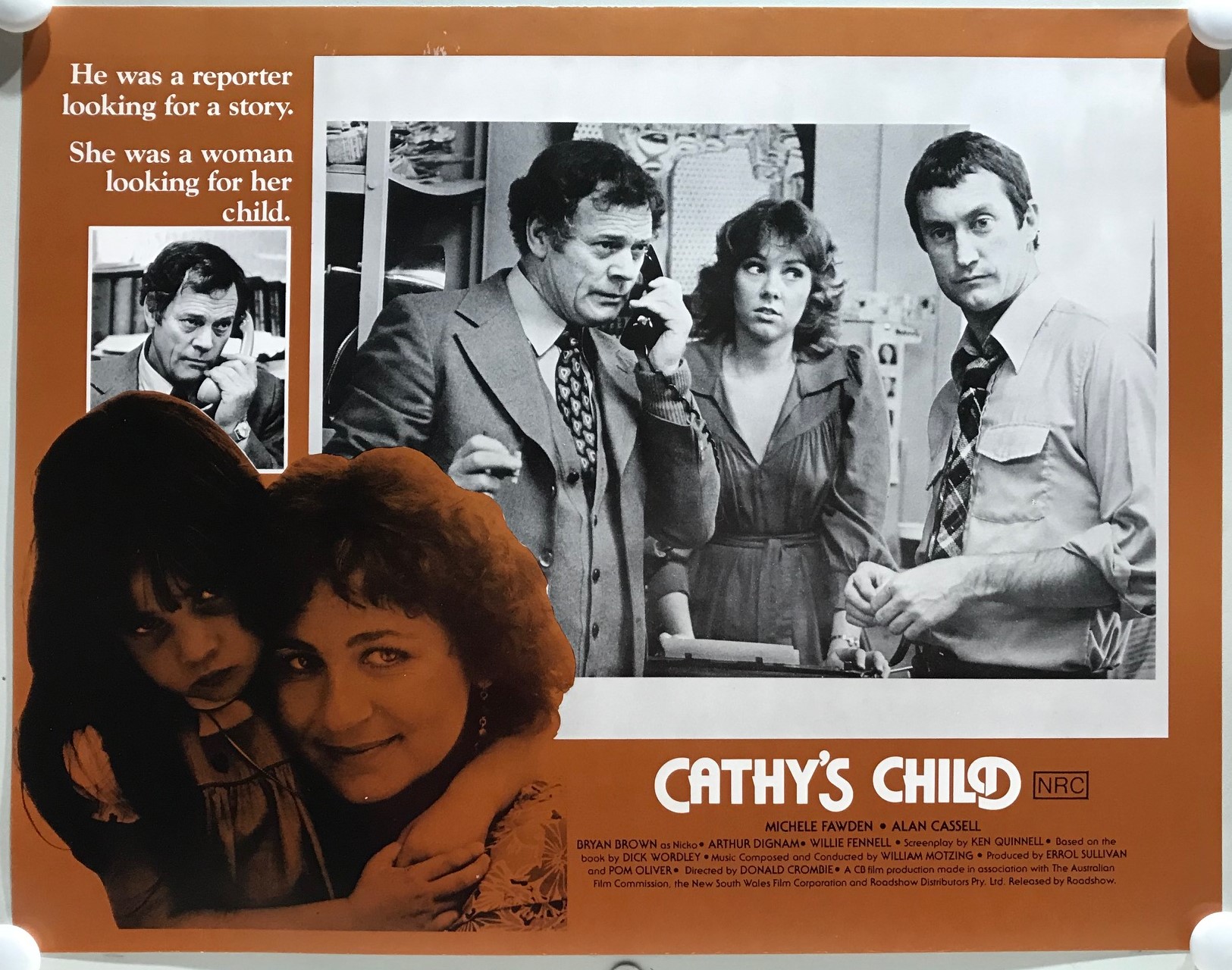 ORIGINAL LOBBY CARDS - CATHY'S CHILD (b) - 1979 - set of 8 - Michele ...
