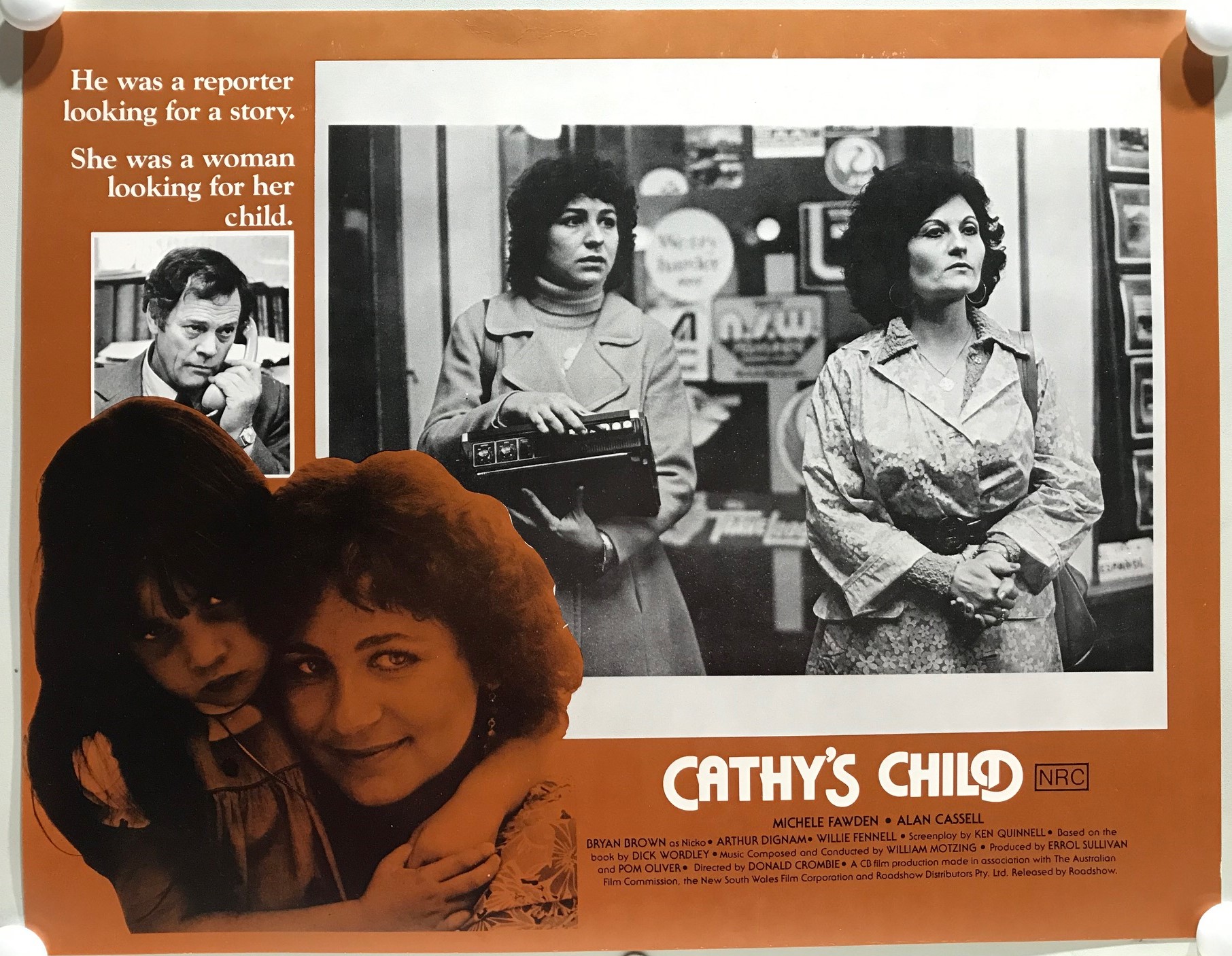 ORIGINAL LOBBY CARDS - CATHY'S CHILD (b) - 1979 - set of 8 - Michele ...