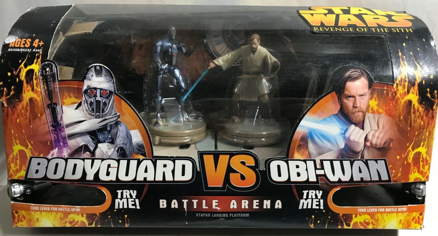 STAR WARS - HASBRO - REVENGE OF THE SITH - GRIEVOUS BODYGUARD vs. OBI ...