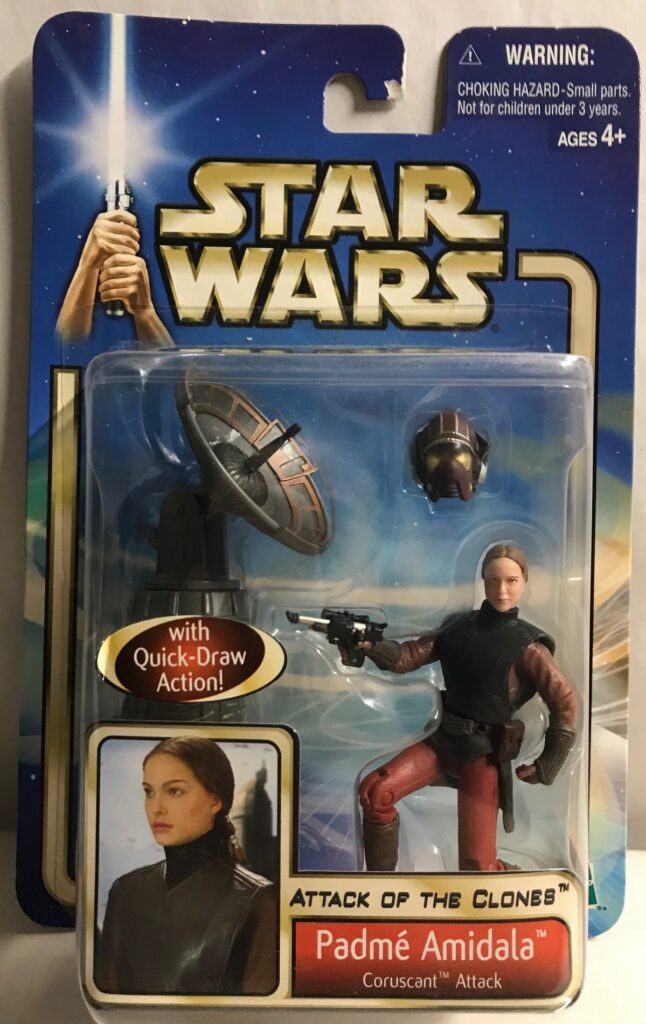 STAR WARS - HASBRO - AOTC - PADME AMIDALA "CORUSCANT ATTACK" - with ...