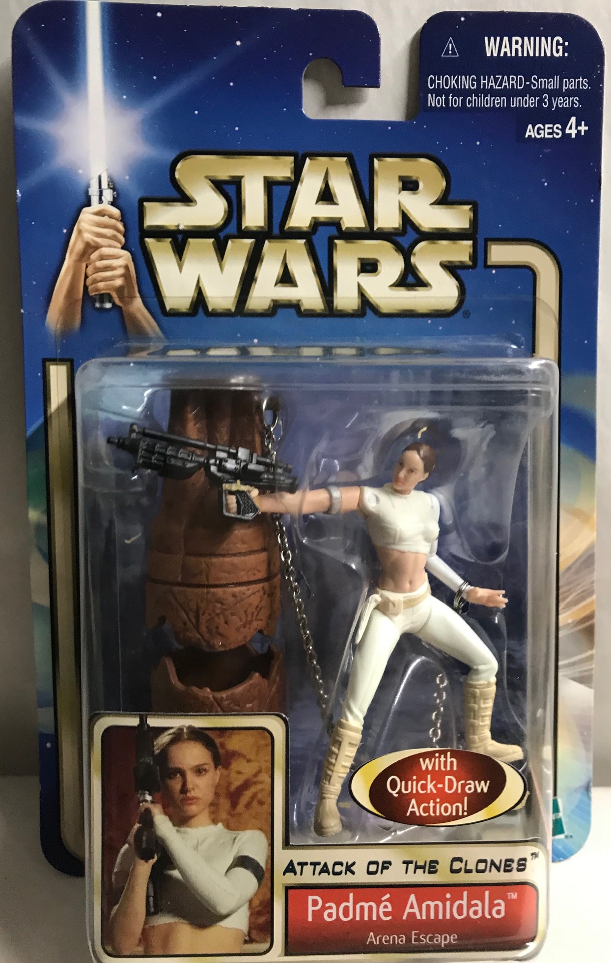 STAR WARS - HASBRO - AOTC - PADME AMIDALA - "ARENA ESCAPE" - with ...