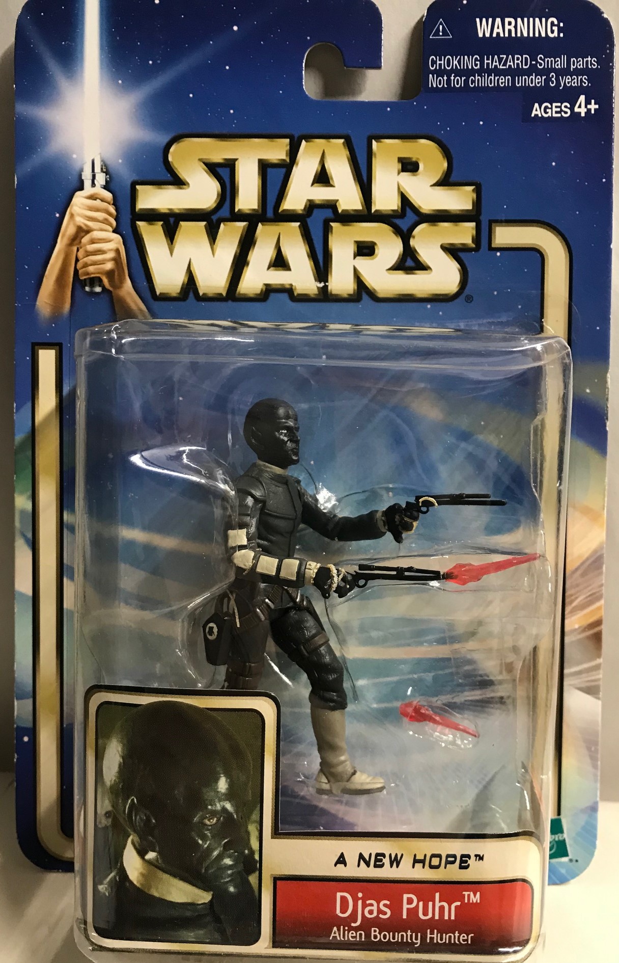 STAR WARS - HASBRO - A NEW HOPE - DJAS PUHR - "ALIEN BOUNTY HUNTER ...