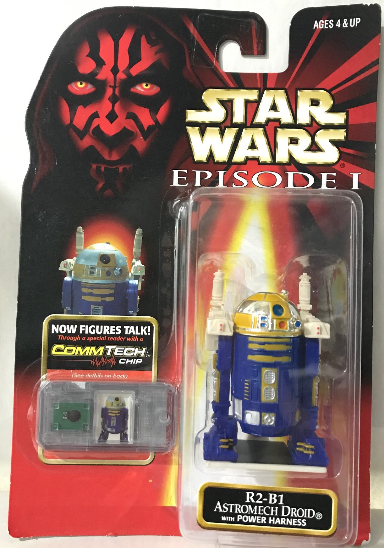 STAR WARS - HASBRO - EPISODE 1 - R2-B1 ASTROMECH DROID - with Power ...