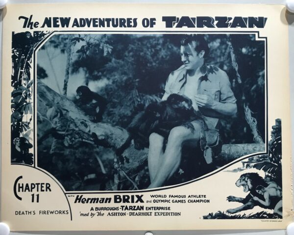 ORIGINAL SERIAL LOBBY CARD - THE NEW ADVENTURES OF TARZAN (b) - 1935 ...