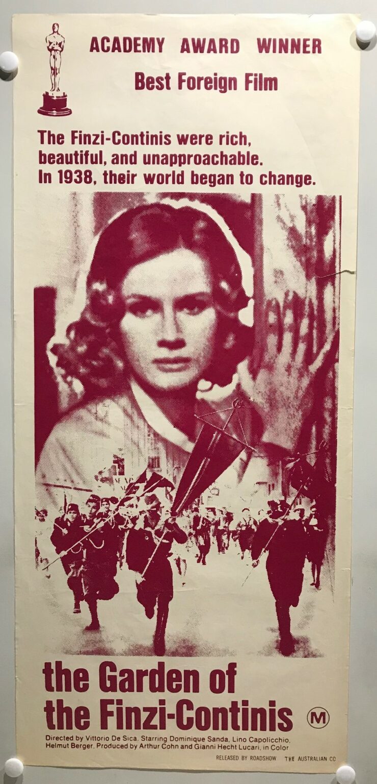 ORIGINAL DAYBILL MOVIE POSTER - THE GARDEN OF FINZI-CONTINIS - 1970 - X ...