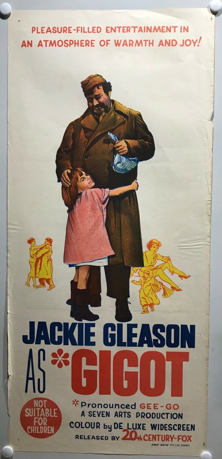 ORIGINAL DAYBILL MOVIE POSTER - GIGOT - 1962 - ORIGINAL DAYBILL MOVIE ...