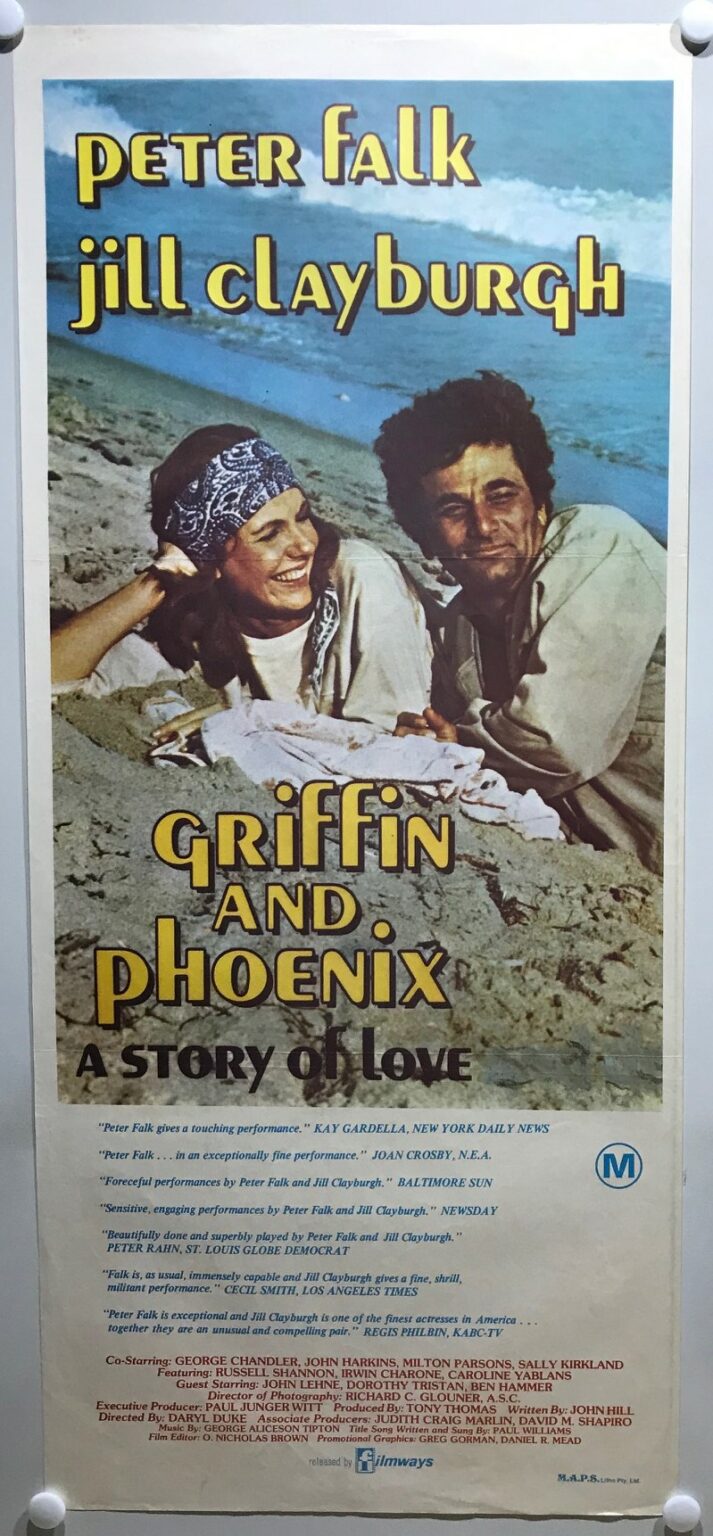 ORIGINAL DAYBILL MOVIE POSTER - GRIFFIN AND PHOENIX - 1976 - Cast ...