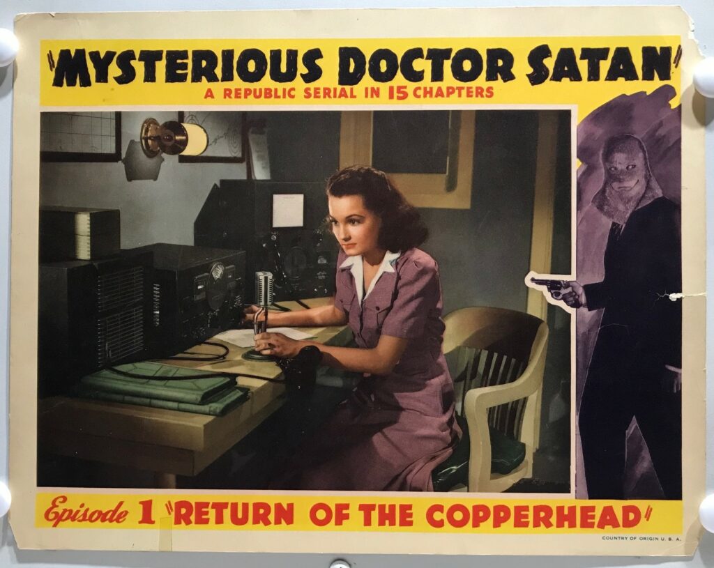 ORIGINAL SERIAL LOBBY CARD - MYSTERIOUS DOCTOR SATAN - 1940 - Ep 1 ...