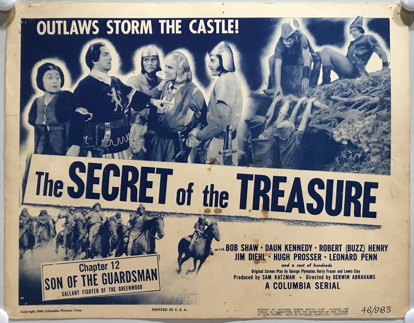 ORIGINAL SERIAL LOBBY CARD - SON OF THE GUARDSMAN (e) - 1946 - title ...