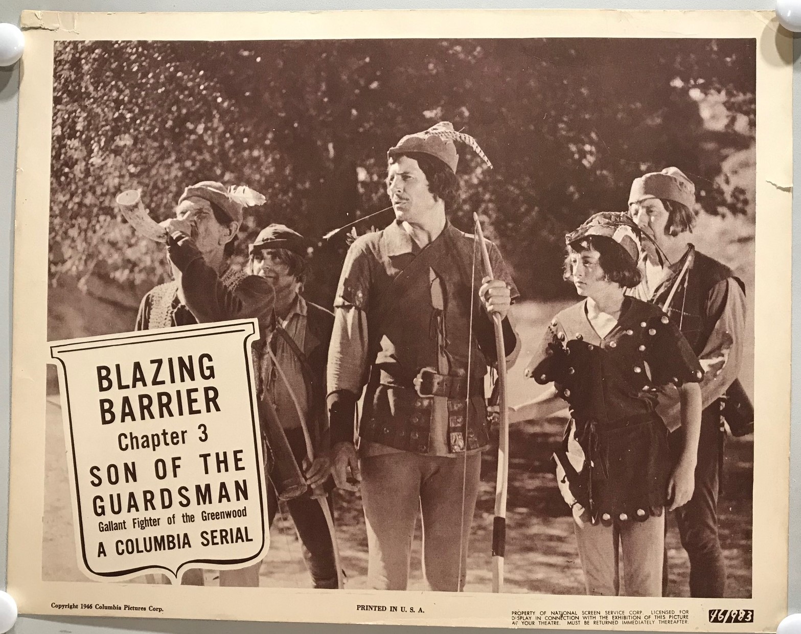 ORIGINAL SERIAL LOBBY CARD - SON OF THE GUARDSMAN (a) - 1946 – scene ...