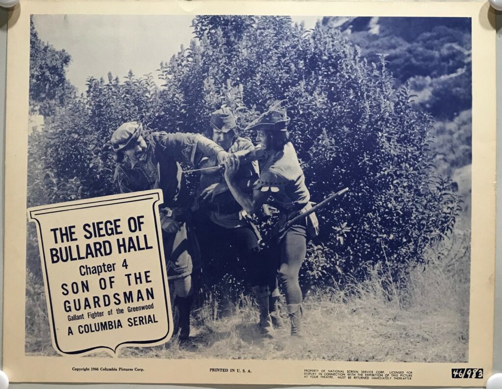ORIGINAL SERIAL LOBBY CARD - SON OF THE GUARDSMAN (c) - 1946 - scene ...