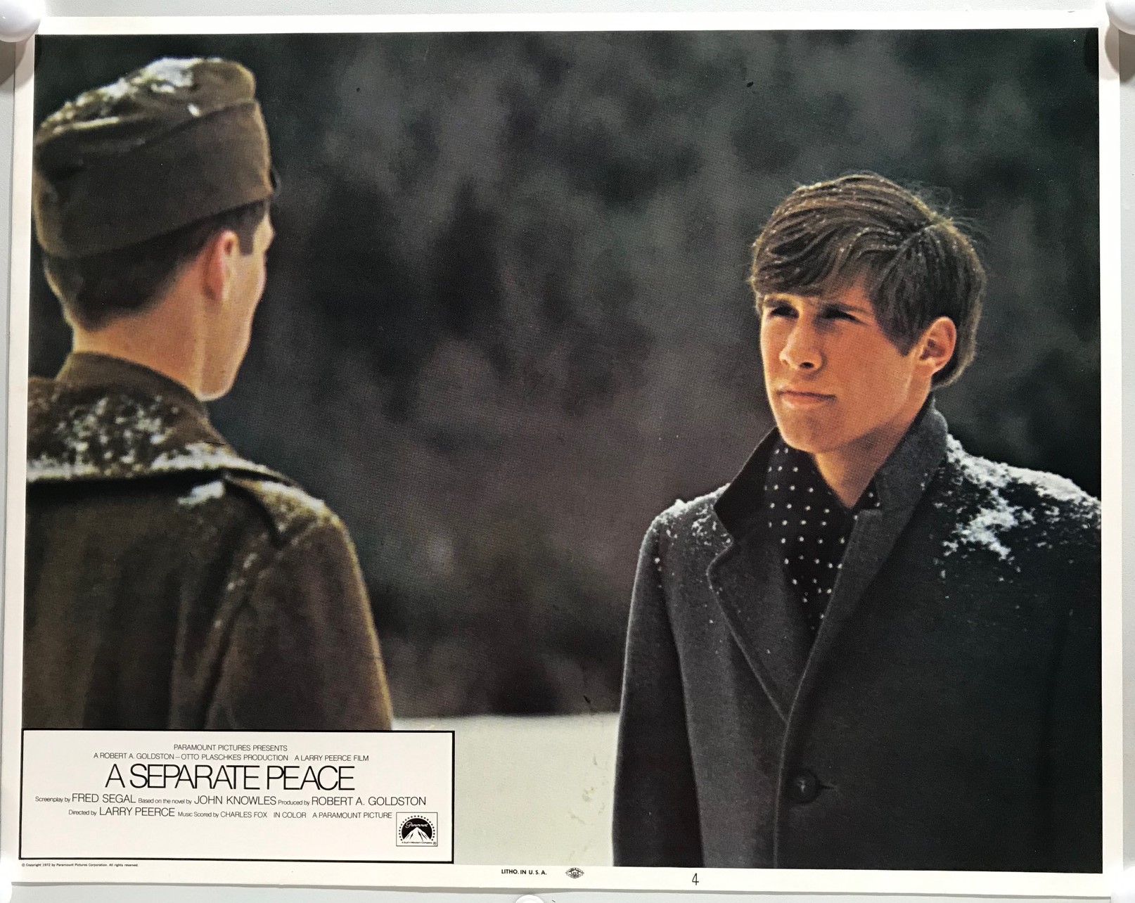 ORIGINAL LOBBY CARDS - A SEPARATE PEACE - 1972 - set of 8 - John Heyl ...