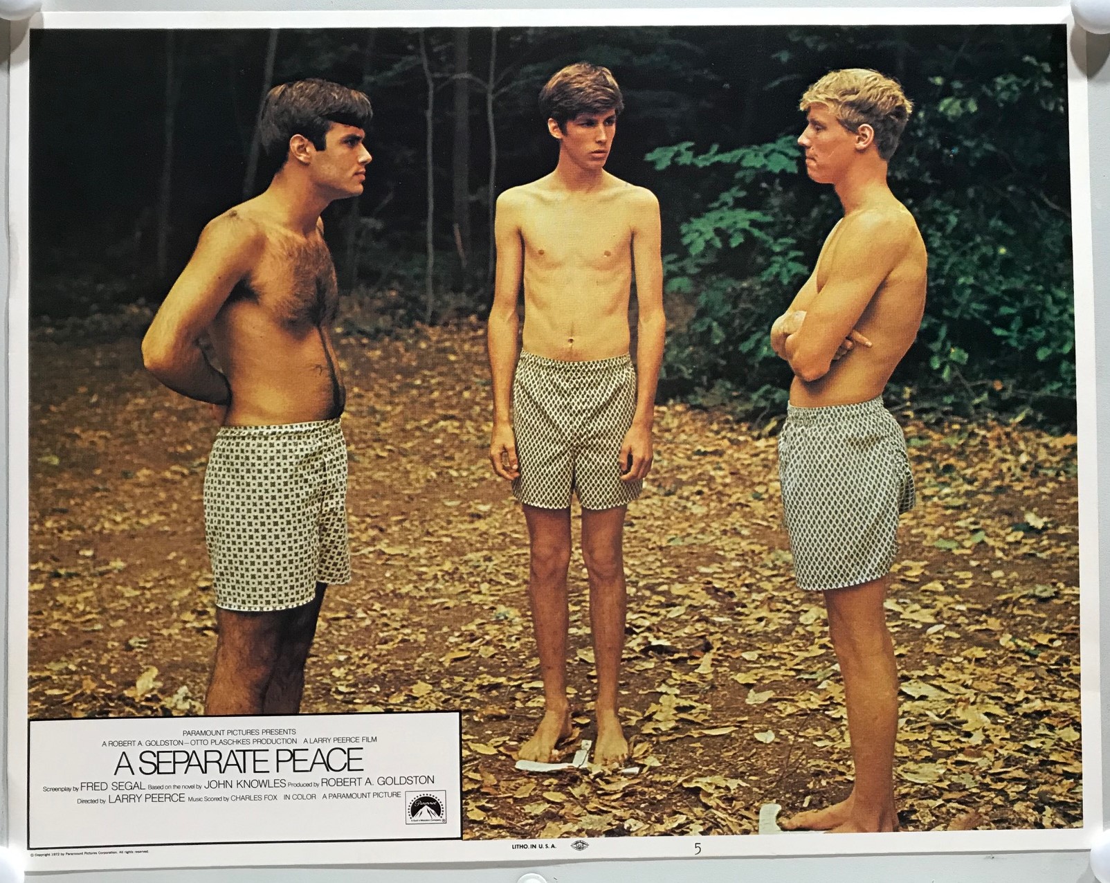 ORIGINAL LOBBY CARDS - A SEPARATE PEACE - 1972 - set of 8 - John Heyl ...