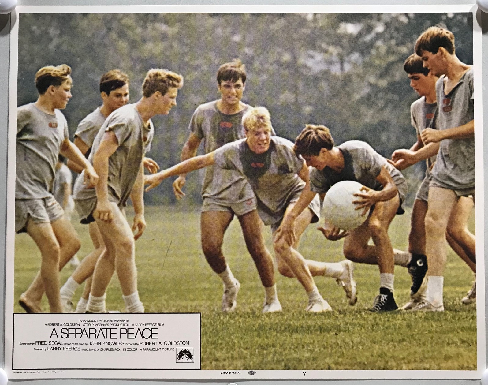 ORIGINAL LOBBY CARDS - A SEPARATE PEACE - 1972 - set of 8 - John Heyl ...