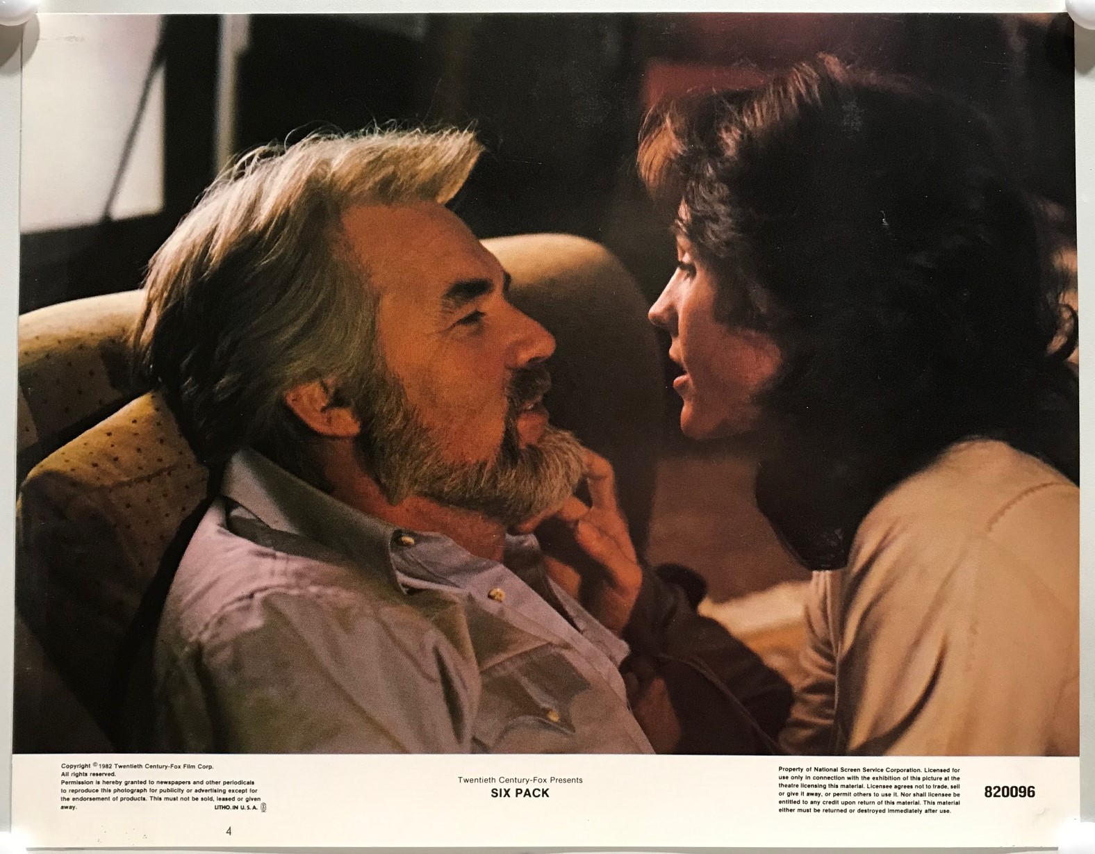 ORIGINAL LOBBY CARDS - SIX PACK - 1982 - set of 8 - Kenny Rogers, Diane ...