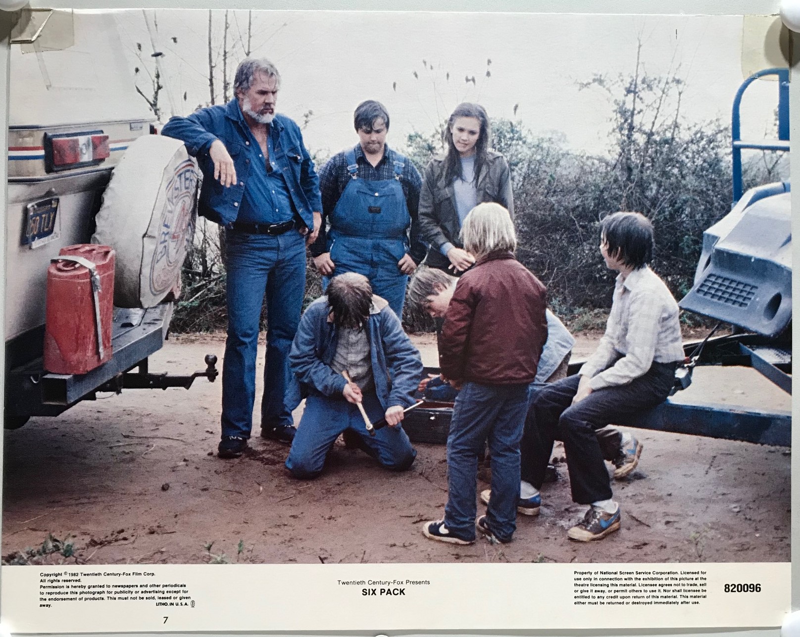 ORIGINAL LOBBY CARDS - SIX PACK - 1982 - set of 8 - Kenny Rogers, Diane ...