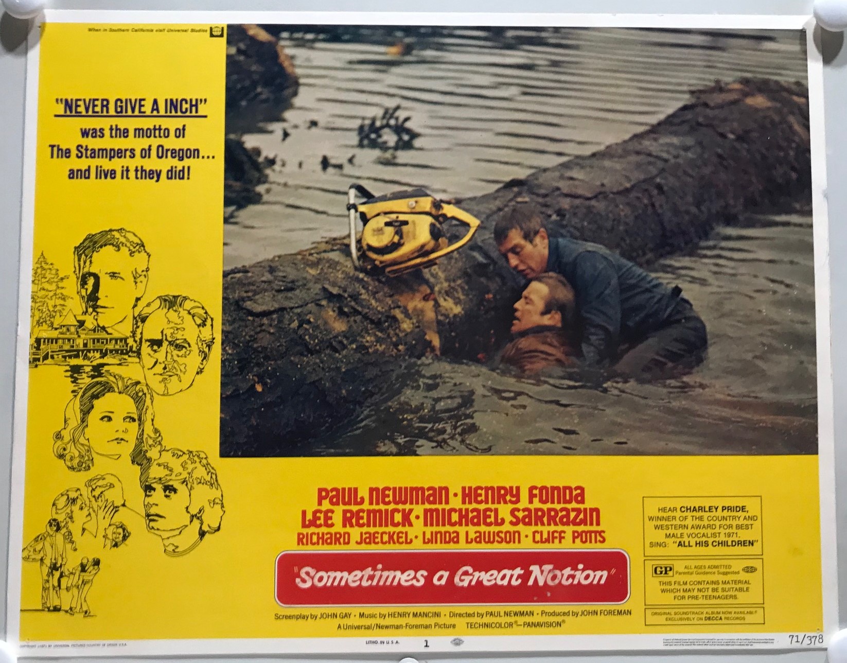 ORIGINAL LOBBY CARDS - SOMETIMES A GREAT NOTION - 1971 - set of 8 ...
