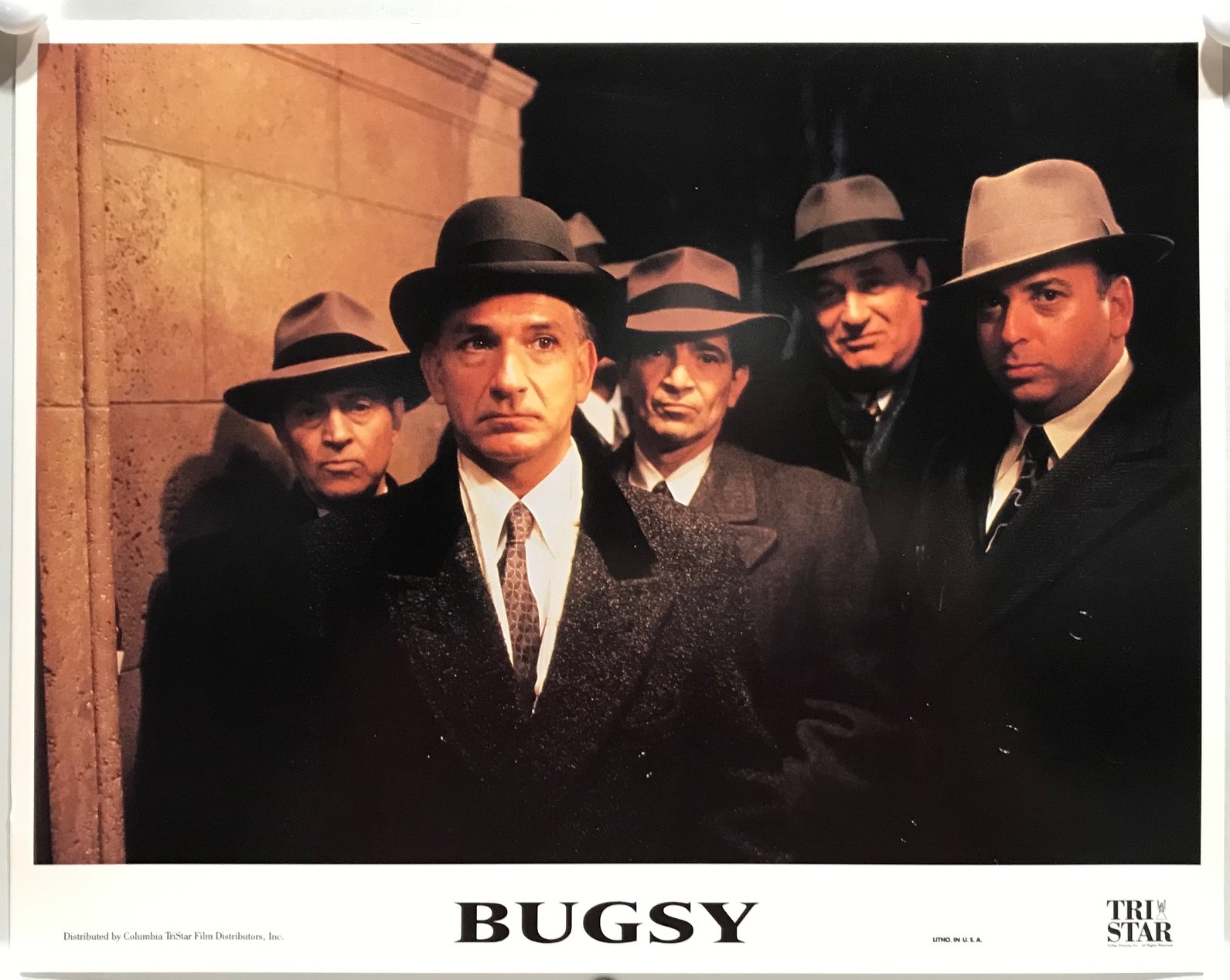 ORIGINAL LOBBY CARDS - BUGSY - 1991 - set of 8 - Warren Beatty, Annette ...