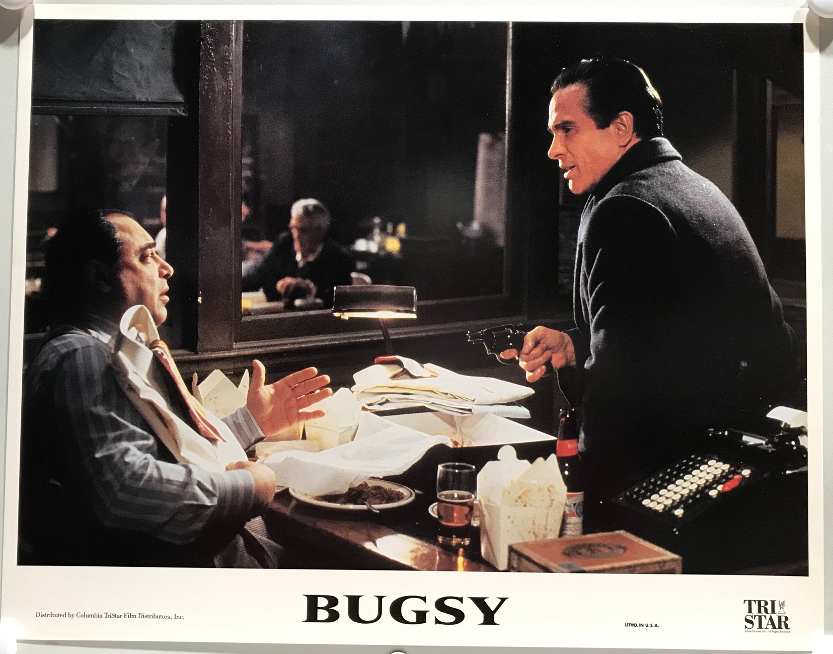 ORIGINAL LOBBY CARDS - BUGSY - 1991 - set of 8 - Warren Beatty, Annette ...