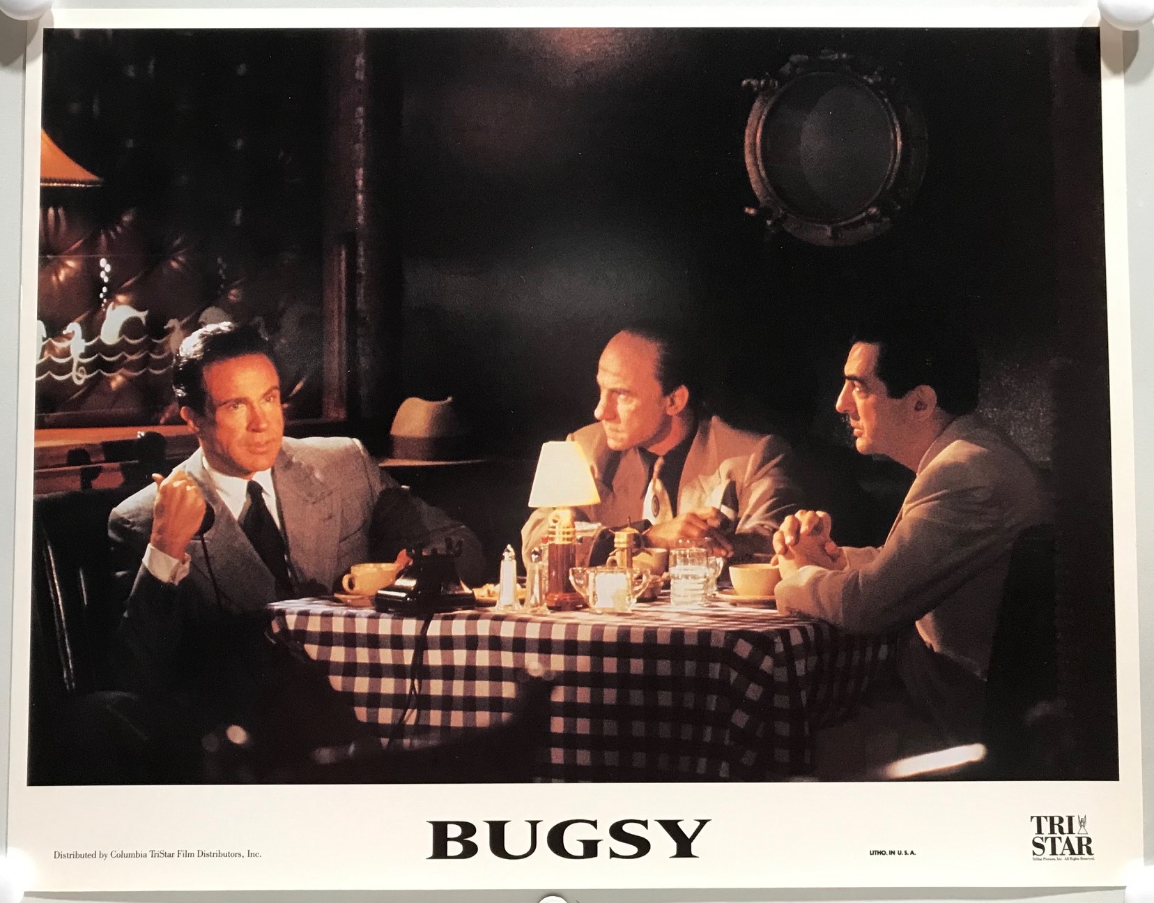 ORIGINAL LOBBY CARDS - BUGSY - 1991 - set of 8 - Warren Beatty, Annette ...