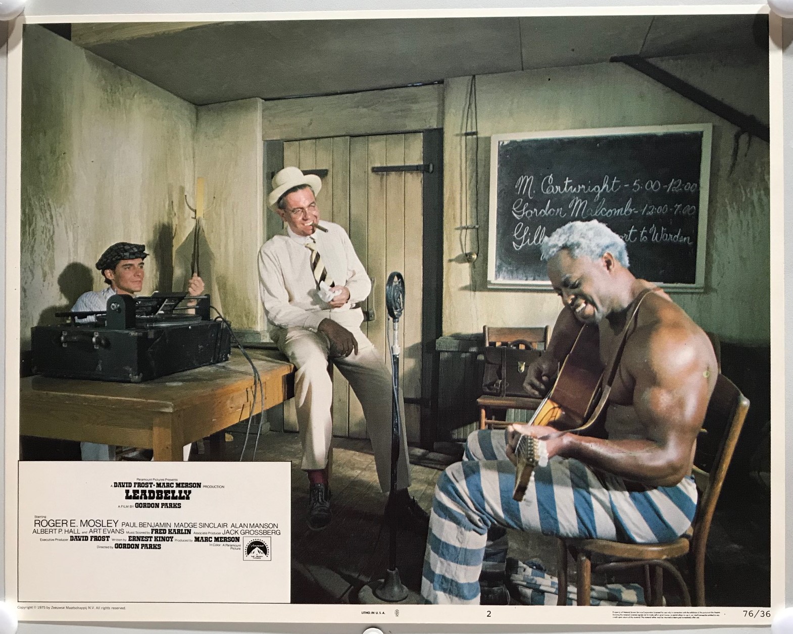 ORIGINAL LOBBY CARDS - LEADBELLY - 1976 - set of 8 - Roger E. Mosley ...