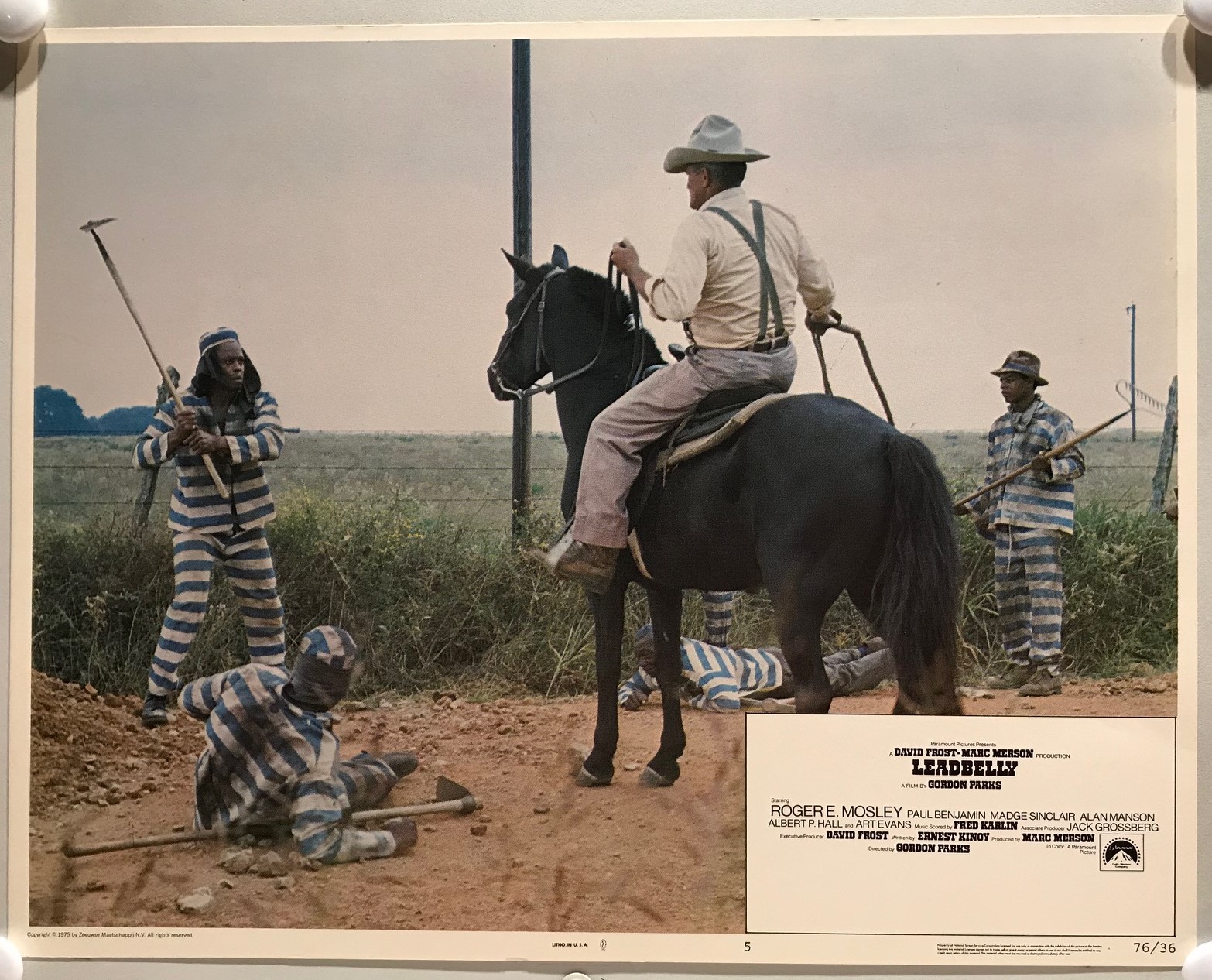ORIGINAL LOBBY CARDS - LEADBELLY - 1976 - set of 8 - Roger E. Mosley ...