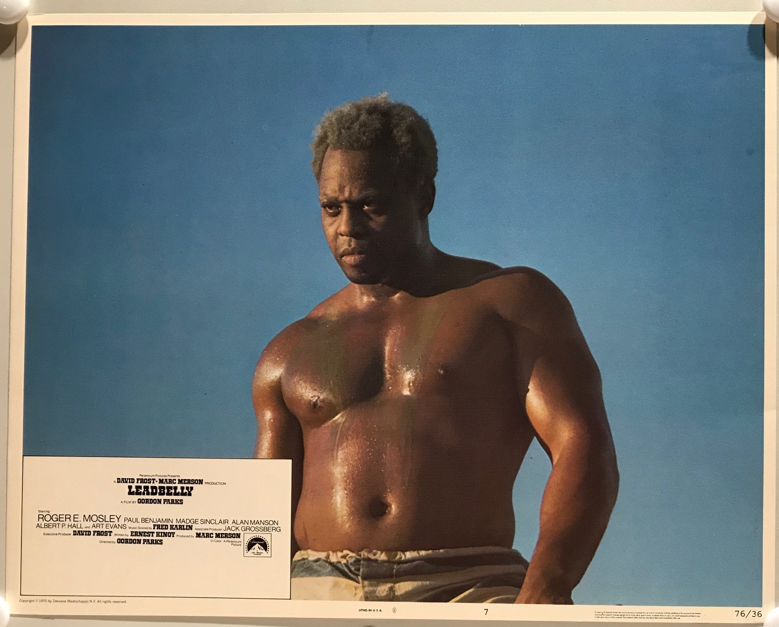 ORIGINAL LOBBY CARDS - LEADBELLY - 1976 - set of 8 - Roger E. Mosley ...