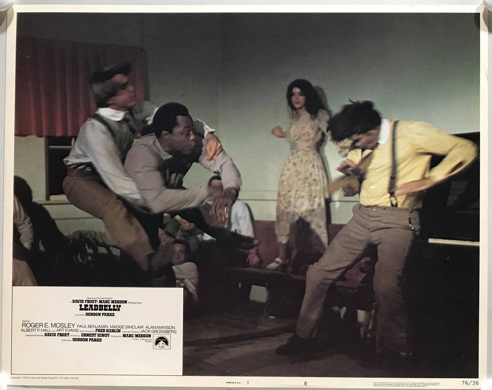 ORIGINAL LOBBY CARDS - LEADBELLY - 1976 - set of 8 - Roger E. Mosley ...