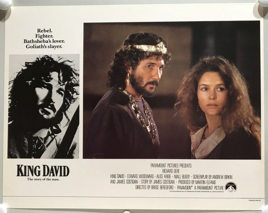 ORIGINAL LOBBY CARDS - KING DAVID - 1985 - set of 8 - Richard Gere ...