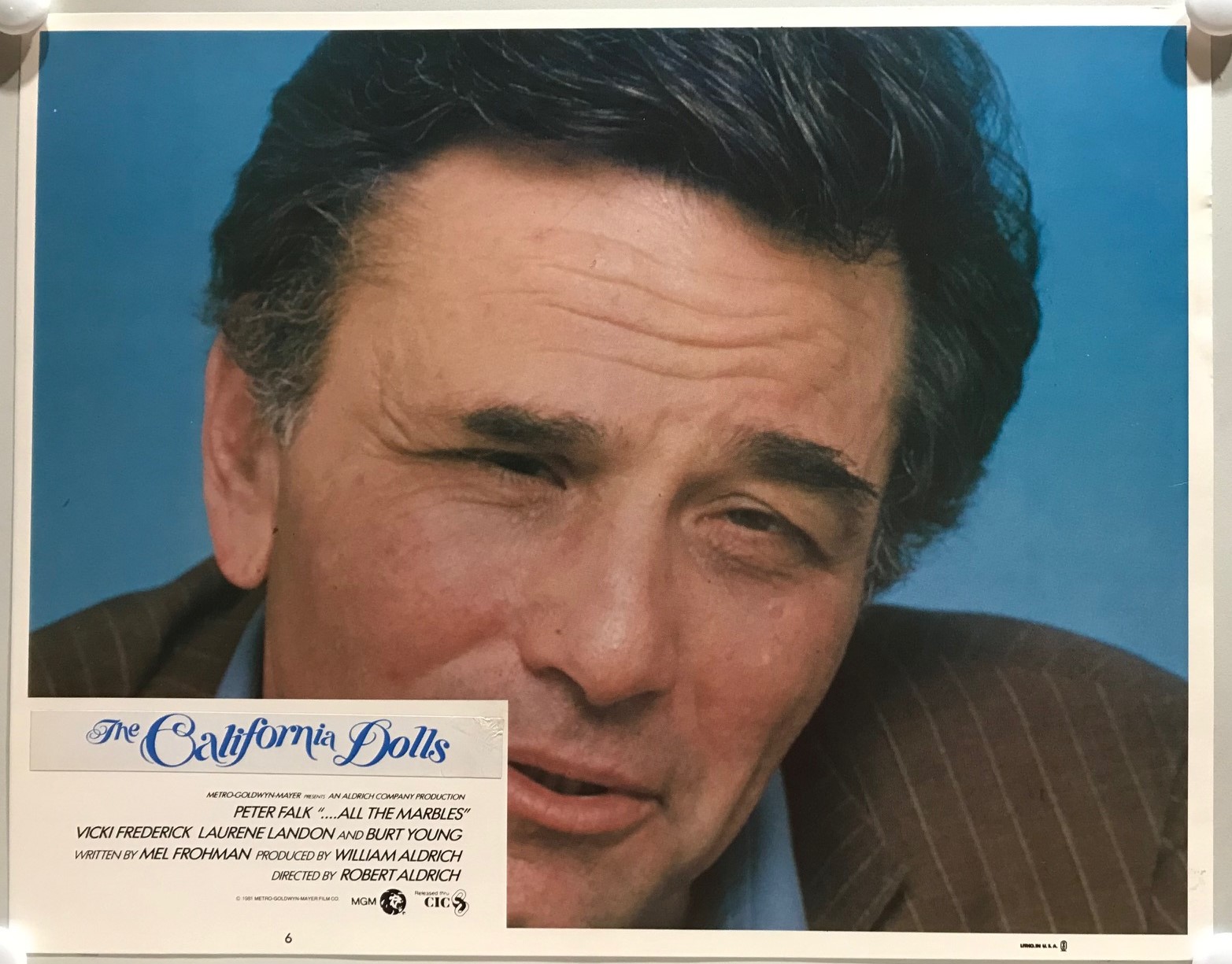 ORIGINAL LOBBY CARDS - THE CALIFORNIA DOLLS aka "...All the Marbles ...