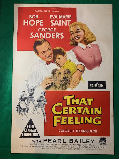 MOVIE POSTER ONE SHEET - AUSTRALIAN - THAT CERTAIN FEELING -1956 - X ...